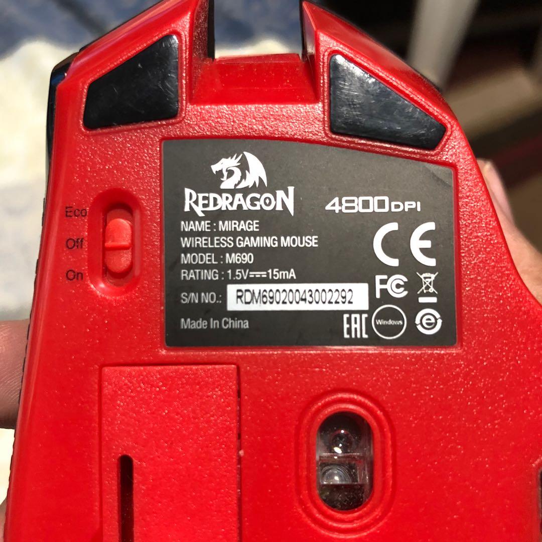 Red Dragon Wireless Mouse, Computers & Tech, Parts & Accessories ...