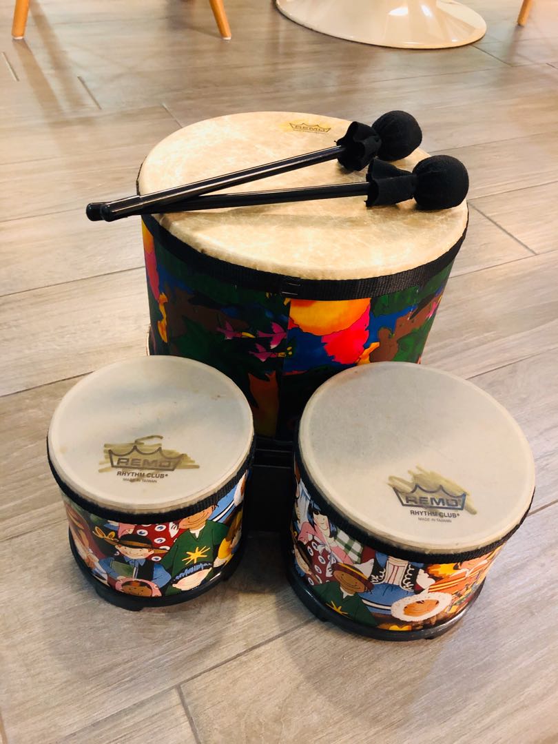 Remo Drums x 02, Hobbies & Toys, Music & Media, Musical Instruments on ...