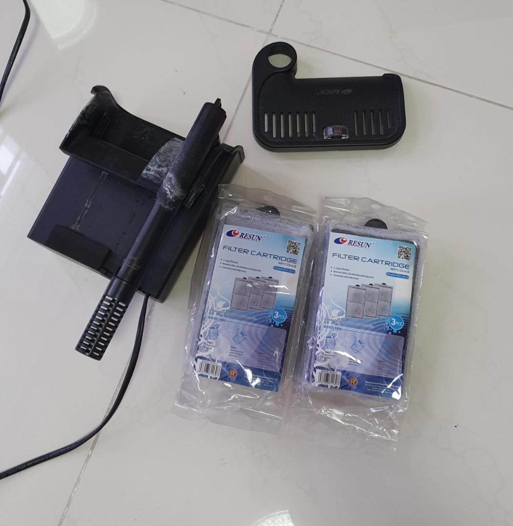 Resun fish tank with accessories, Pet Supplies, Homes & Other Pet ...