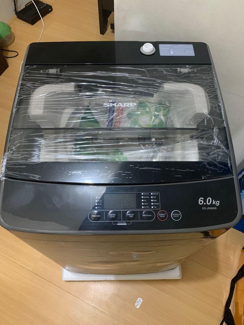 SHARP FULLY AUTOMATIC WASHING MACHINE ES-JN06A9 [6.0Kg], TV & Home ...