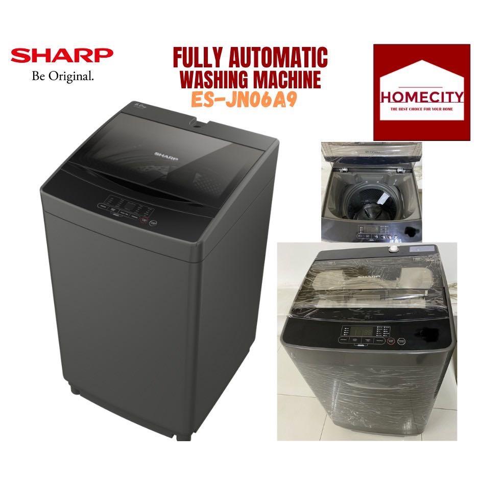 SHARP FULLY AUTOMATIC WASHING MACHINE ES-JN06A9 [6.0Kg], TV & Home ...