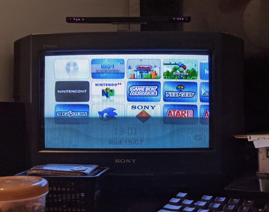 Sony Trinitron CRT TV (16:9 Widescreen), 家庭電器, 電視 & 其他娛樂, 電視組件及配件 ...