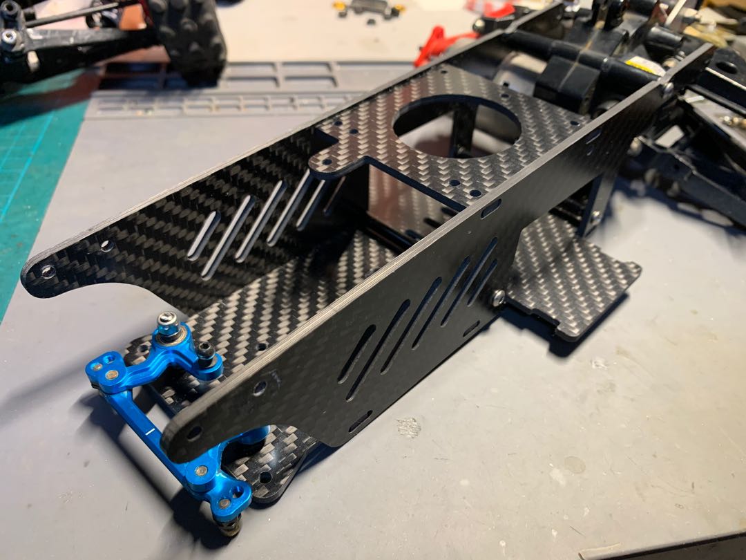 Tamiya Hotshot Carbon Chassis, Everything Else on Carousell