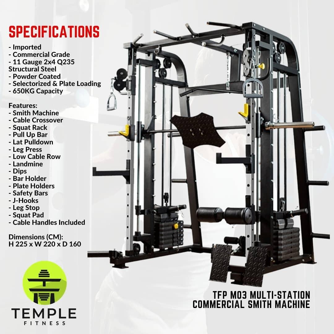 TFP M03 MULTIFUNCTION SMITH MACHINE, Sports Equipment, Other Sports ...