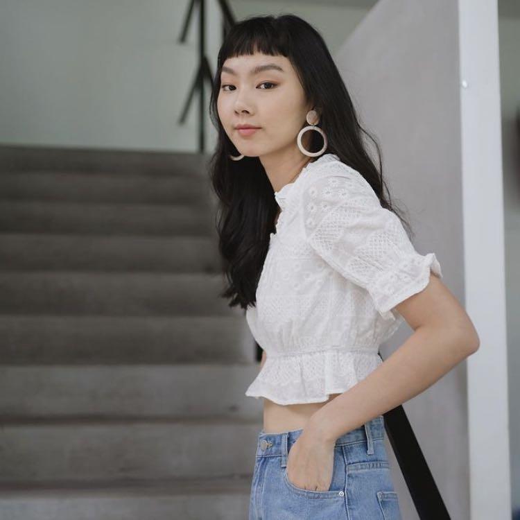 The Tinsel Rack (TTR) Myra Top, Women's Fashion, Tops, Blouses on Carousell