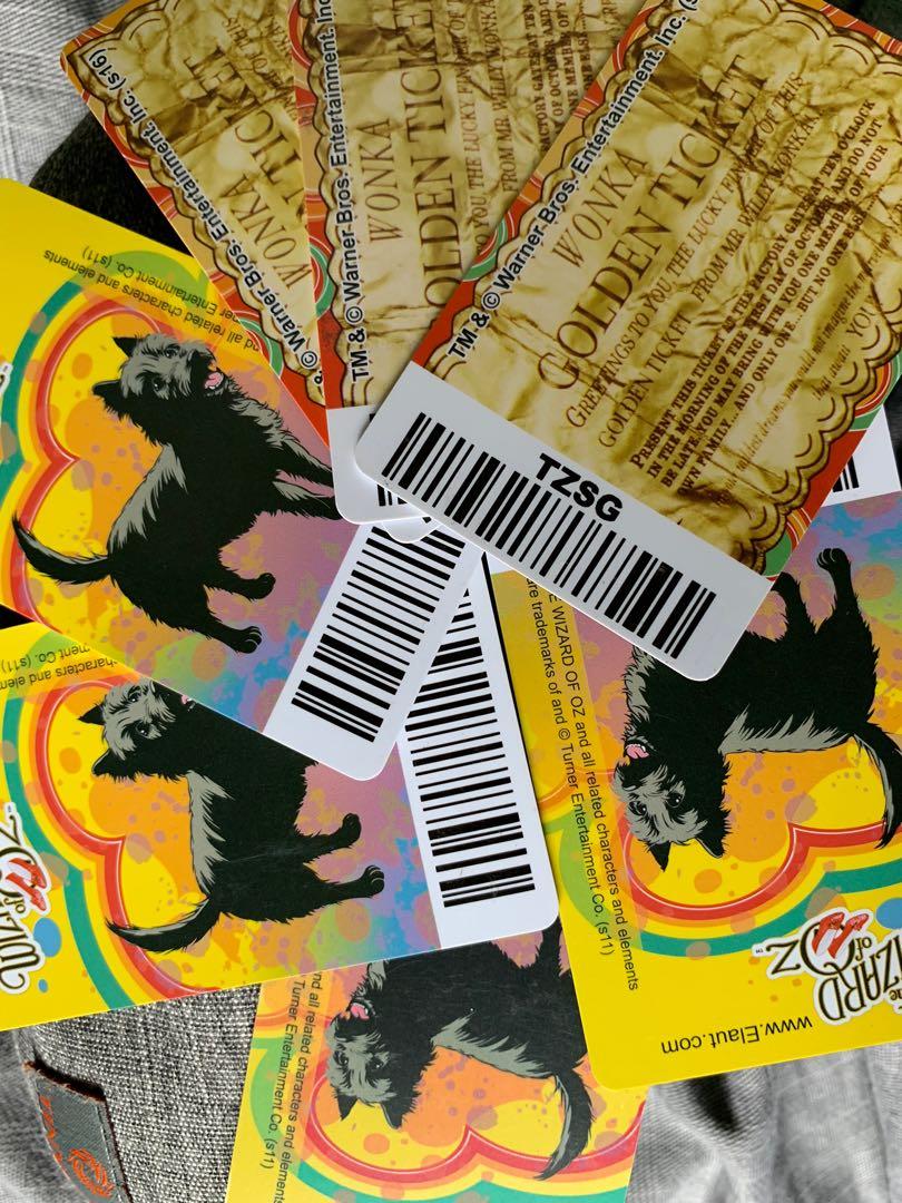 Timezone golden ticket $12 and toto $17, Video Gaming, Gaming ...