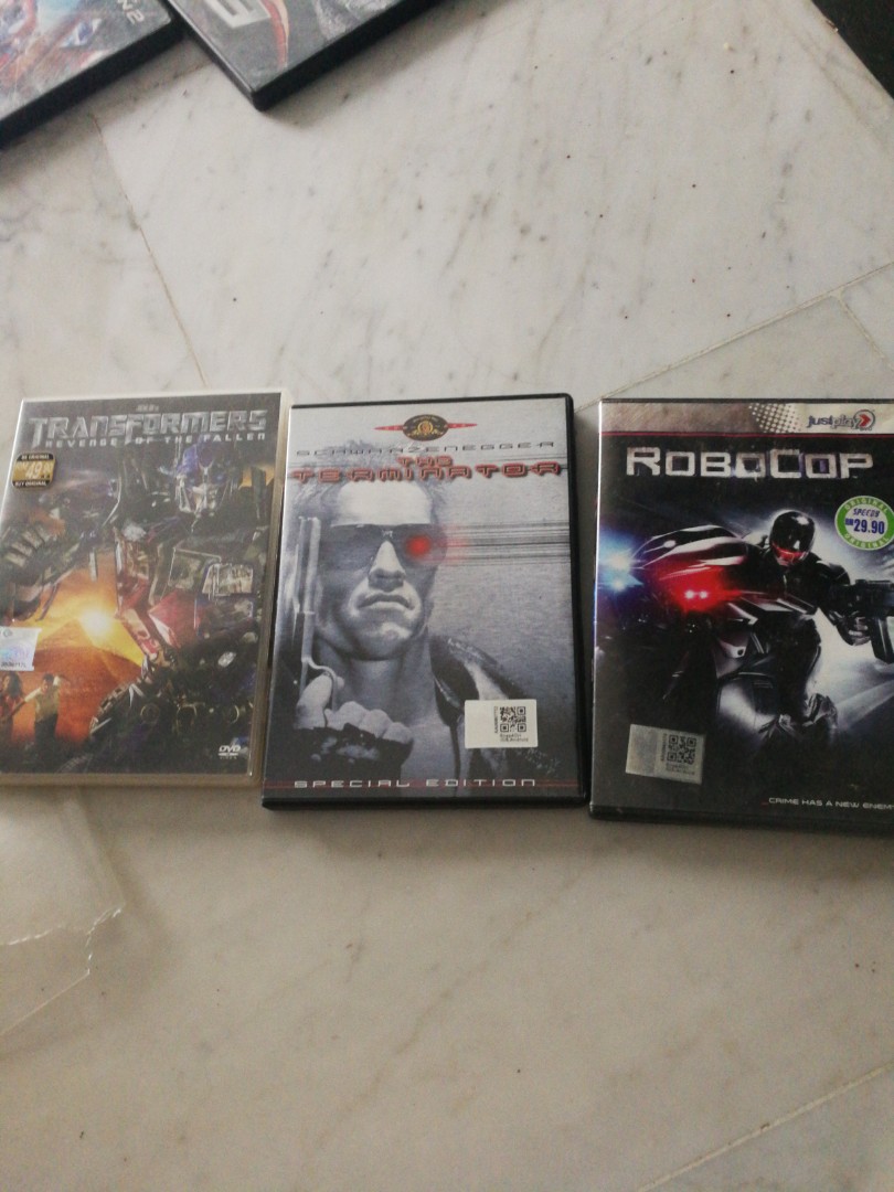 Transformers revenge of the fallen, the terminator, robocop, Hobbies ...