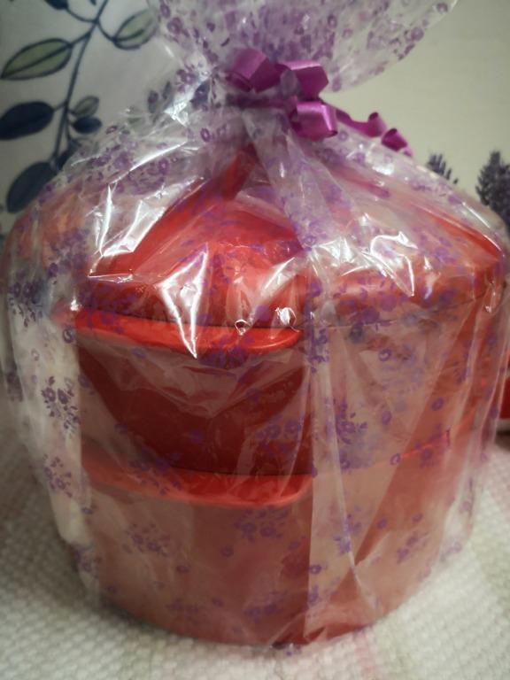 TUPPERWARE BRANDS 2-Tier Steamer (Red), Furniture & Home Living ...