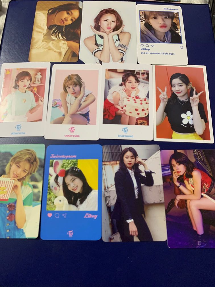 TWICE JEONGYEON DAHYUN CHAEYOUNG PHOTOCARDS, Hobbies & Toys ...