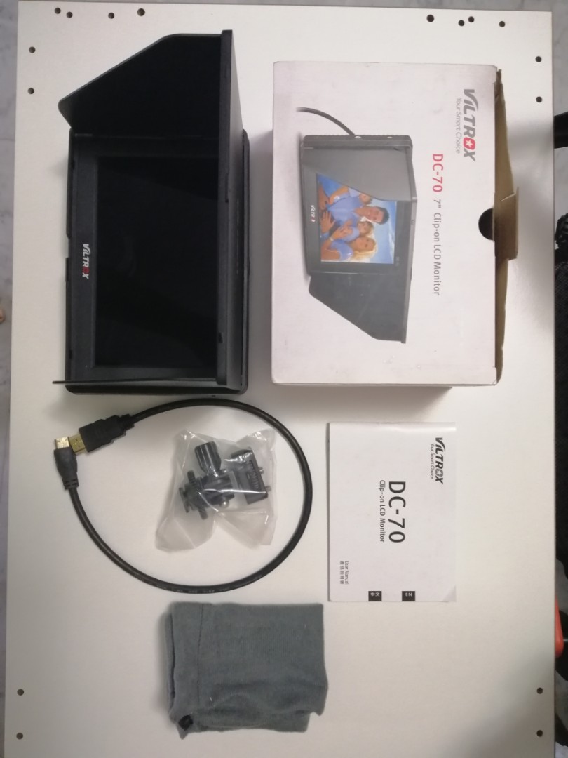 Viltrox DC-70 7 inch Clip-on LCD monitor, Photography, Video Cameras on ...