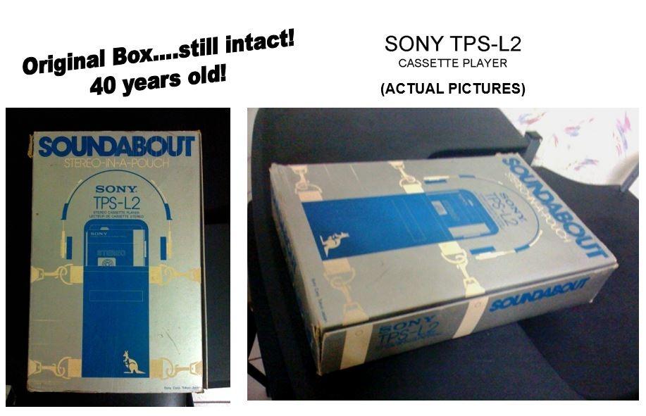 VINTAGE ORIGINAL SONY WALKMAN FIRST MODEL, Audio, Portable Music ...