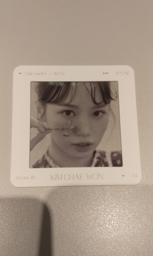 [WTS] IZONE IZ*ONE ONE REELER SCENE #1 CHAEWON FILM PHOTO, Hobbies ...