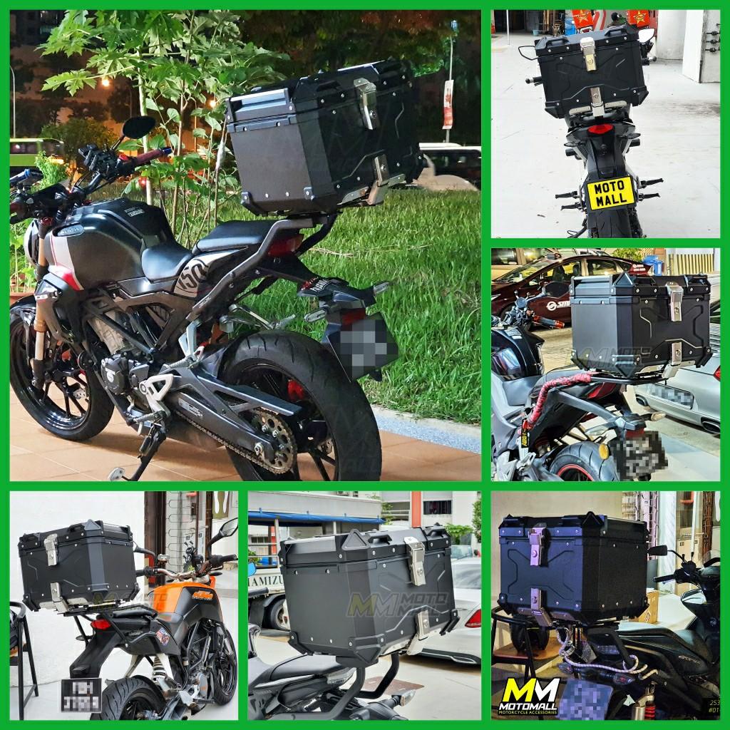 X series Motorcycle Aluminium Top box 45L / 55L / 65L Honda yamaha ...