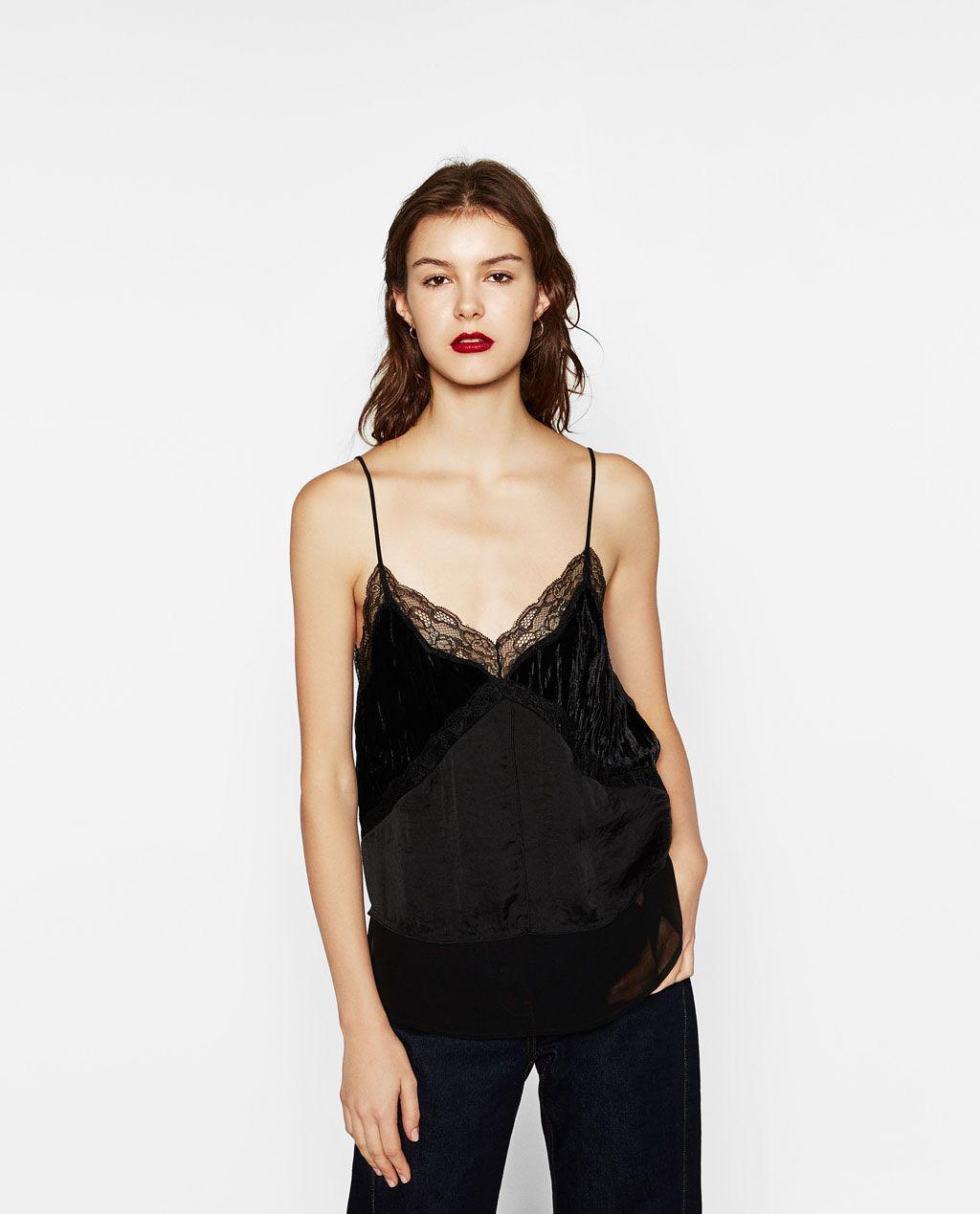 Zara lace singlets, Women's Fashion, Tops, Sleeveless on Carousell