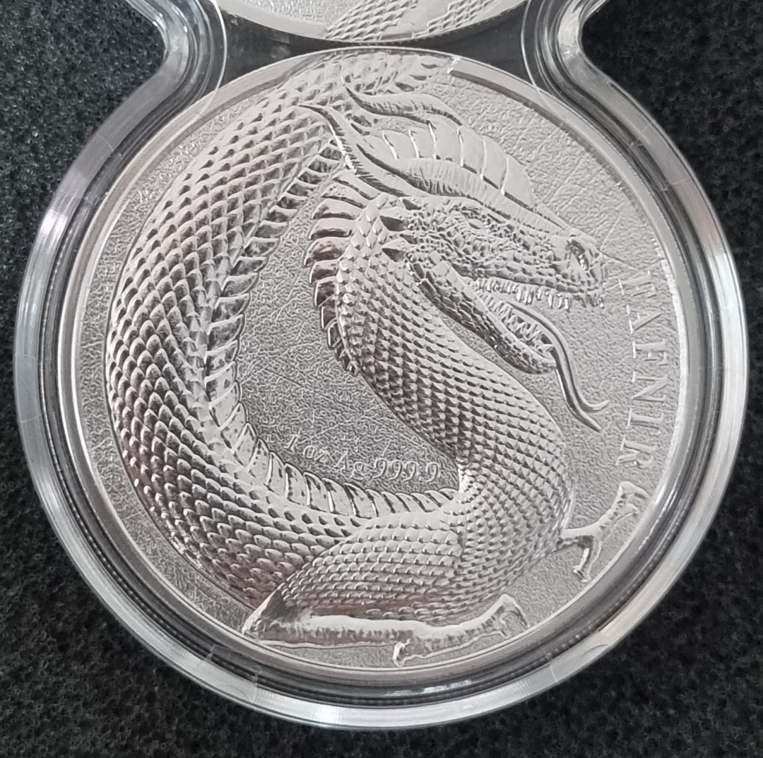 2020 1 oz Germania Beasts: Fafnir Geminus (2 Coin Set With Dual Capsule ...