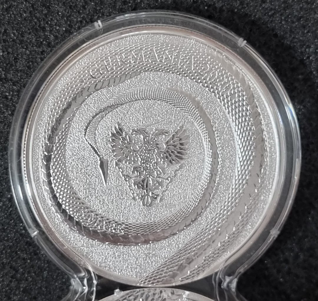 2020 1 oz Germania Beasts: Fafnir Geminus (2 Coin Set With Dual Capsule ...