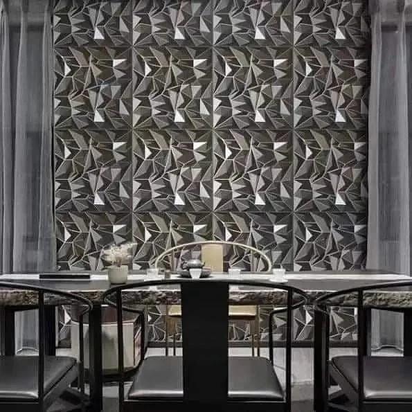 3D Embossed PVC Wall Panel, Furniture & Home Living, Home Decor, Wall ...