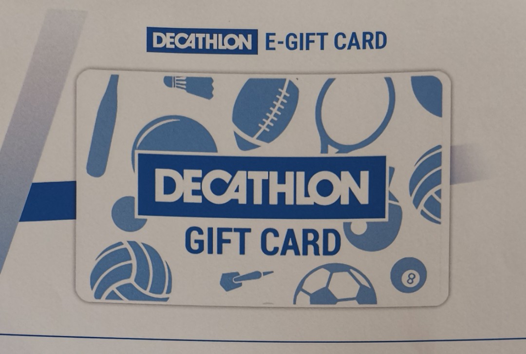$30 decathlon gift card e voucher, Tickets & Vouchers, Vouchers on ...