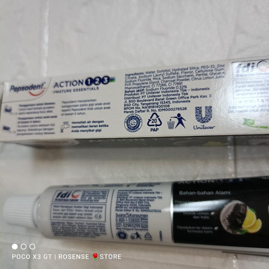 65gm PEPSODENT UBAT GIGI Charcoal Lemon Whitening PENCERAH Pasta GIGI BERLUBANG CAVITY FIGHTER ...