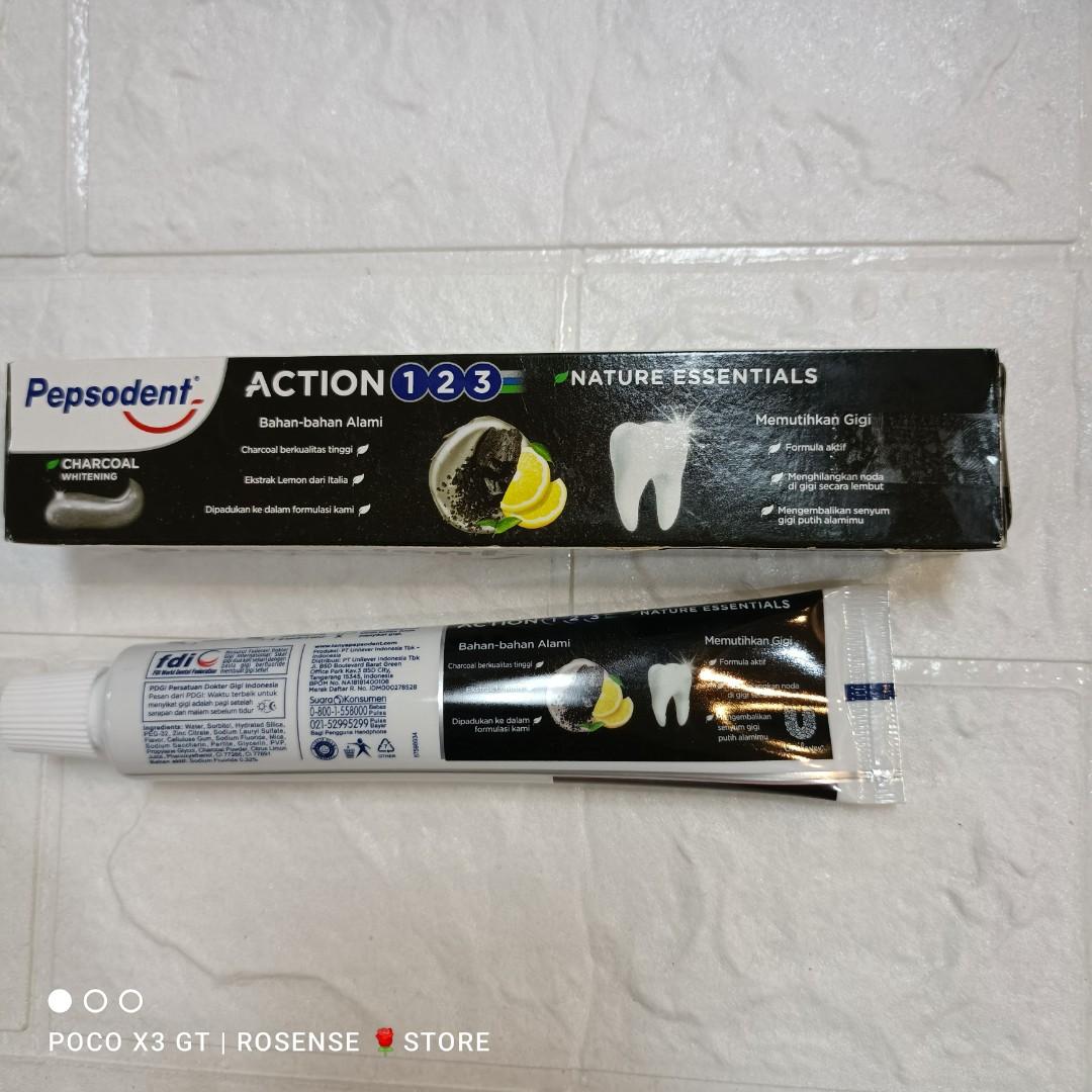 65gm PEPSODENT UBAT GIGI Charcoal Lemon Whitening PENCERAH Pasta GIGI BERLUBANG CAVITY FIGHTER ...