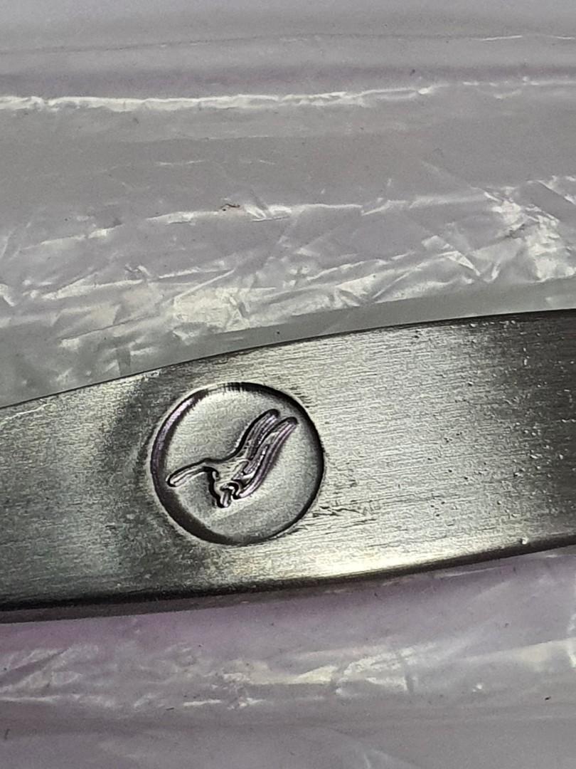 Vintage Air Lanka stainless steel tea spoon old logo collectible ...