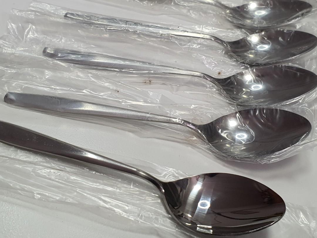 Vintage Air Lanka stainless steel tea spoon old logo collectible ...