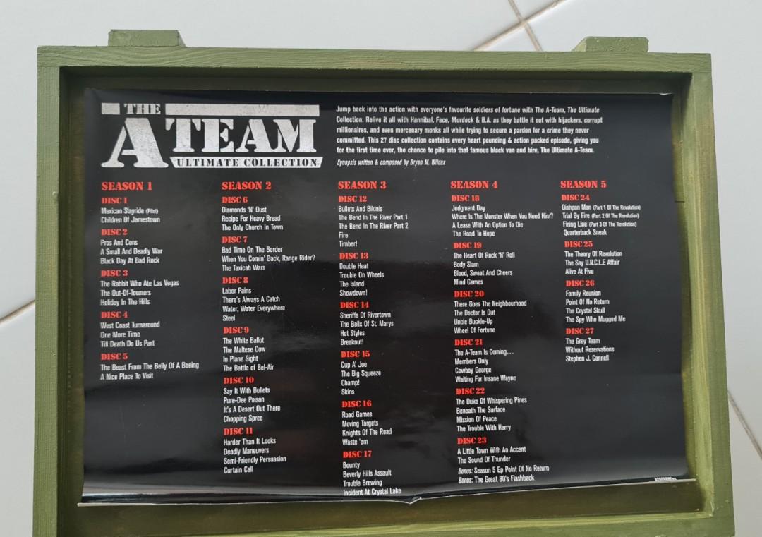 A TEAM THE ULTIMATE COLLECTION DVDS COMPLETE SERIES, Hobbies & Toys ...