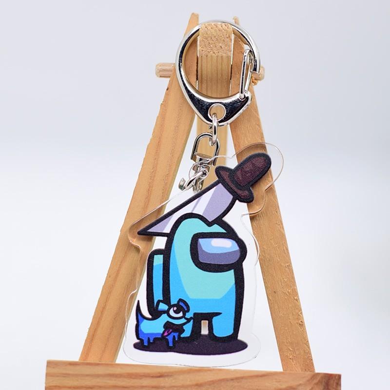 Among Us Keychain Double Sided Acrylic Key Chain Series ( swipe for ...