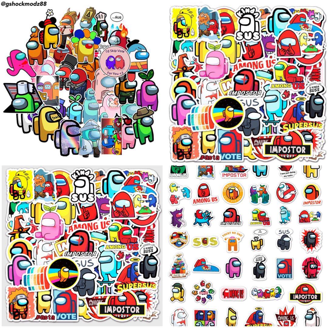 Among us stickers, Hobbies & Toys, Stationery & Craft, Art & Prints on ...