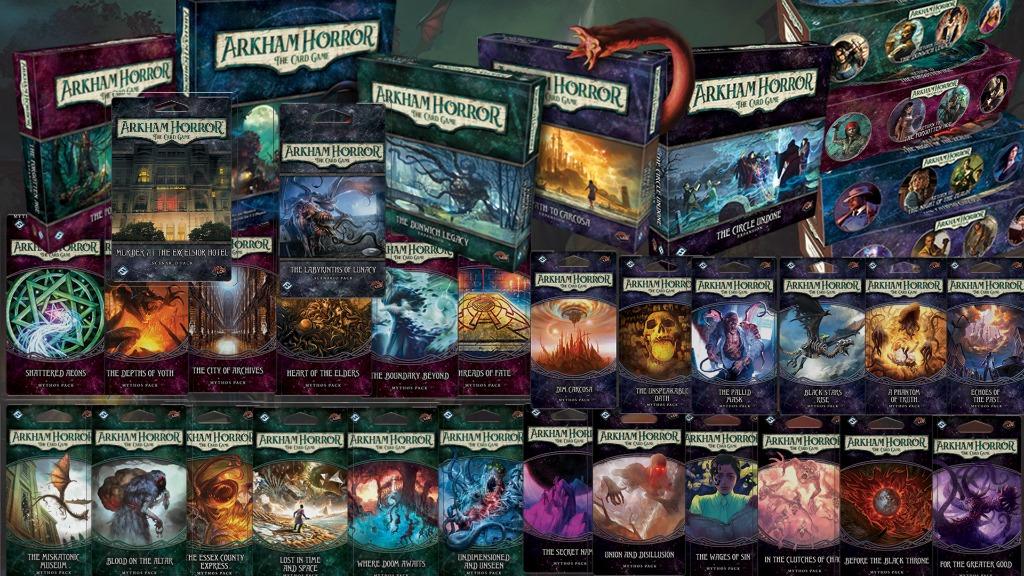 Arkham Horror The Card Game (Almost All Expansions), Hobbies & Toys ...