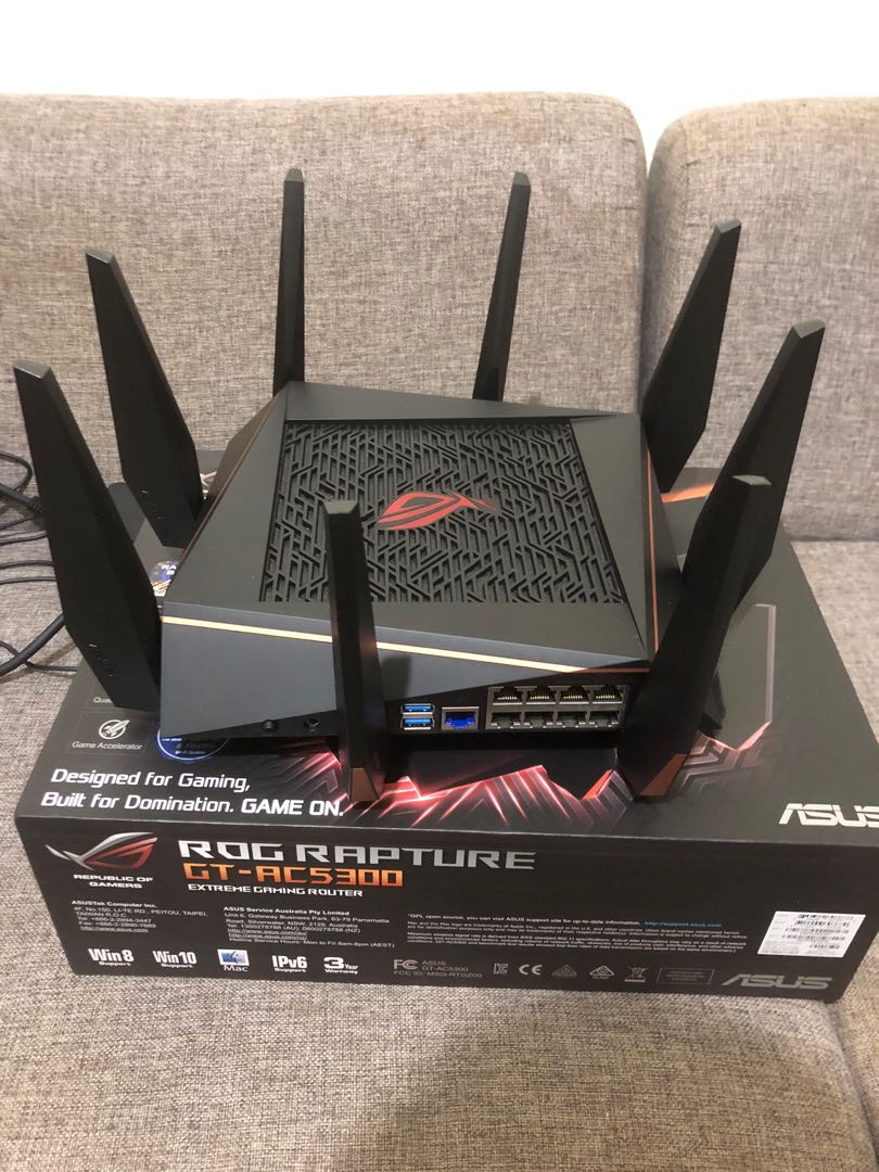 ASUS ROG GT-AC5300 Gaming Routers, Computers & Tech, Parts ...