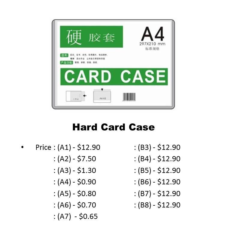 Card Case/L-shape Folder/Clear Holder/30-holes File, Hobbies & Toys ...