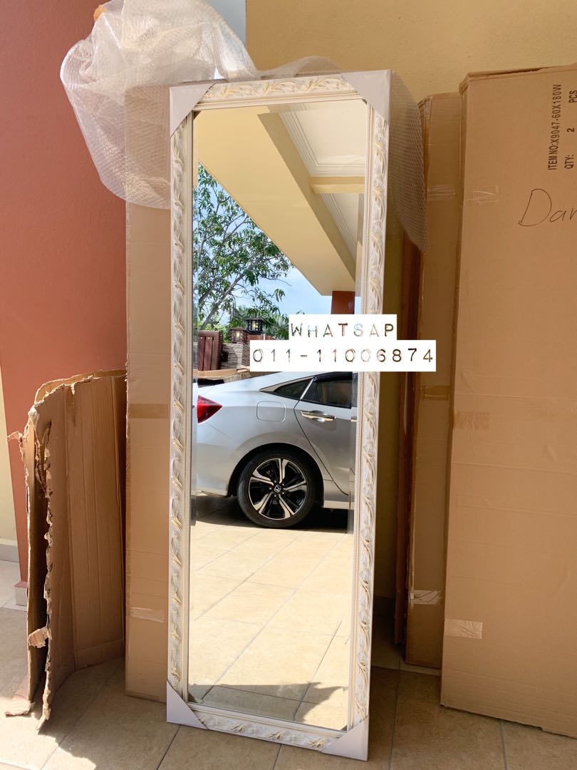Cermin 2x6, Furniture & Home Living, Home Decor, Mirrors on Carousell