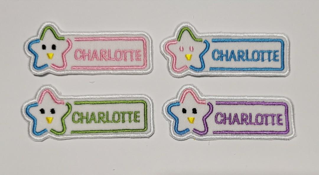 Character iron on name tag, Hobbies & Toys, Stationery & Craft, Craft ...