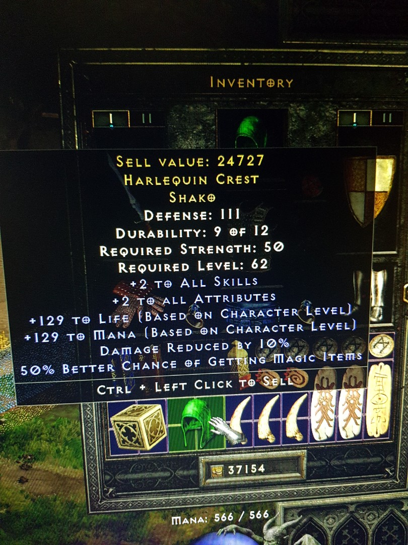 Diablo 2 Resurrected SHAKO SOLD, Video Gaming, Gaming Accessories, In ...