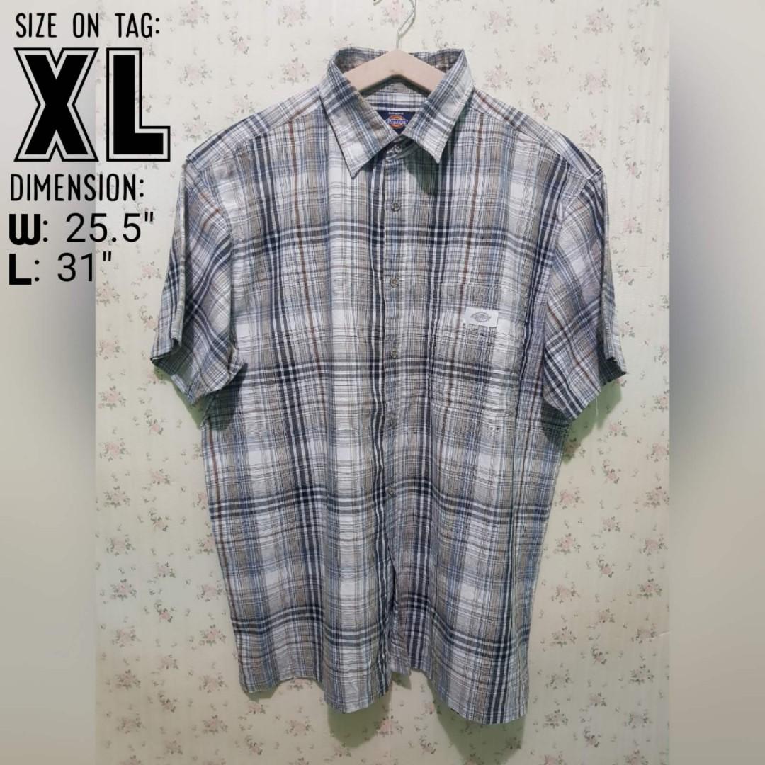 DICKIES Checkered Polo XL, Men's Fashion, Tops & Sets, Tshirts & Polo ...