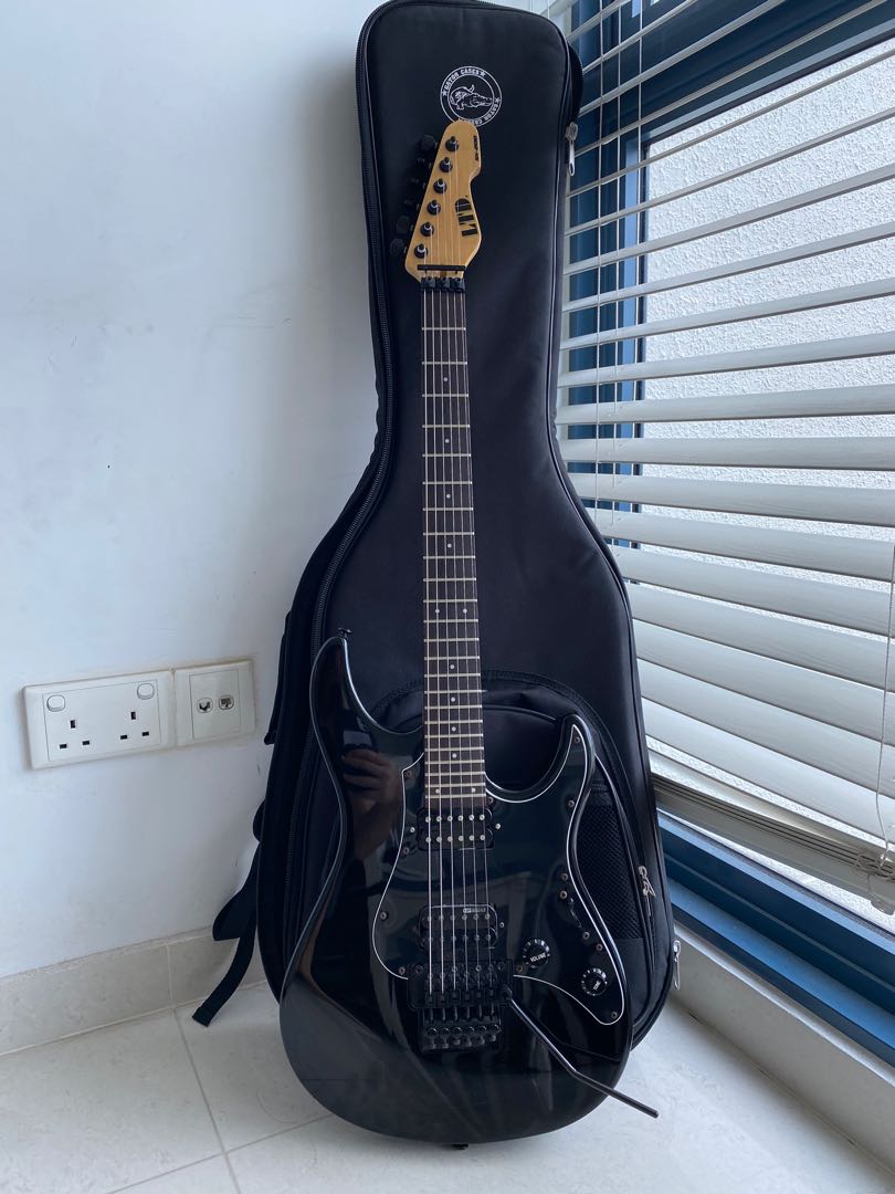ESP LTD SN200 GUITAR BLACK, Hobbies & Toys, Music & Media, Musical ...