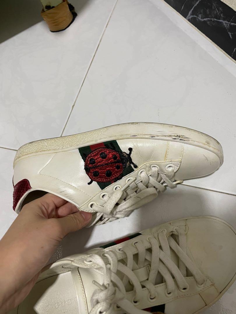 Gucci Ace Pineapple Lady bug Sneakers, Luxury, Sneakers & Footwear on ...