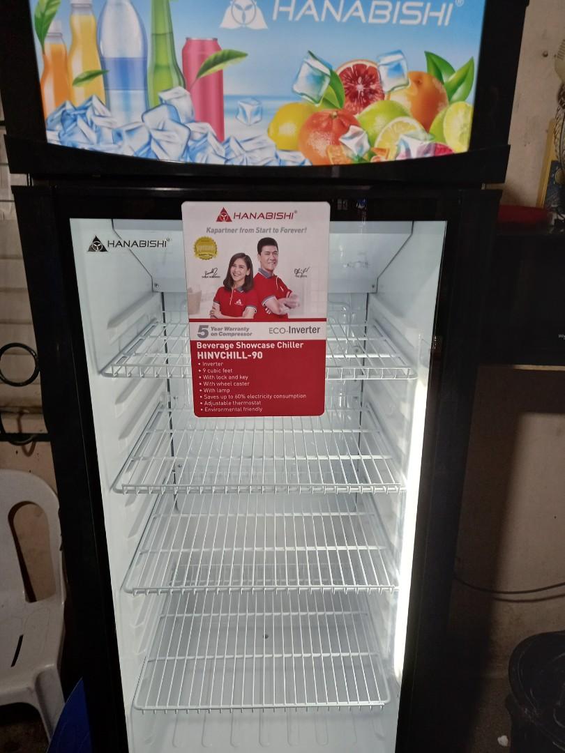 Hanabishi beverages showcase chiller, TV & Home Appliances, Kitchen ...