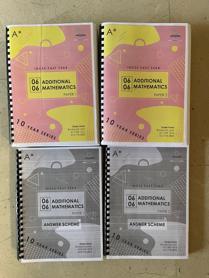 IGCSE 0606 add maths past papers 10 years series, Hobbies & Toys, Books ... IGCSE 0606 add maths past papers 10 years series, Hobbies & Toys, Books ...