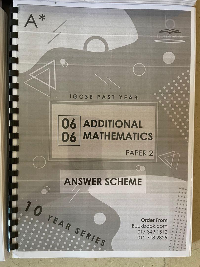 IGCSE 0606 add maths past papers 10 years series, Hobbies & Toys, Books ... IGCSE 0606 add maths past papers 10 years series, Hobbies & Toys, Books ...