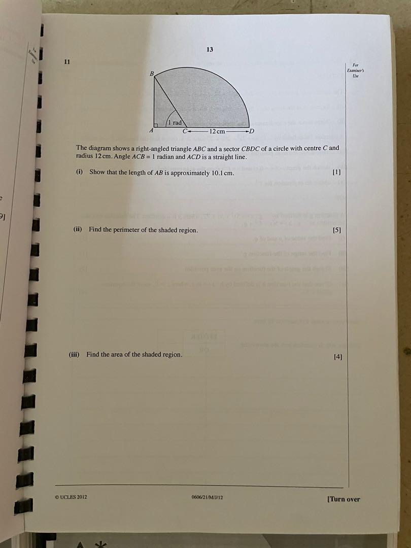 IGCSE 0606 add maths past papers 10 years series, Hobbies & Toys, Books ... IGCSE 0606 add maths past papers 10 years series, Hobbies & Toys, Books ...