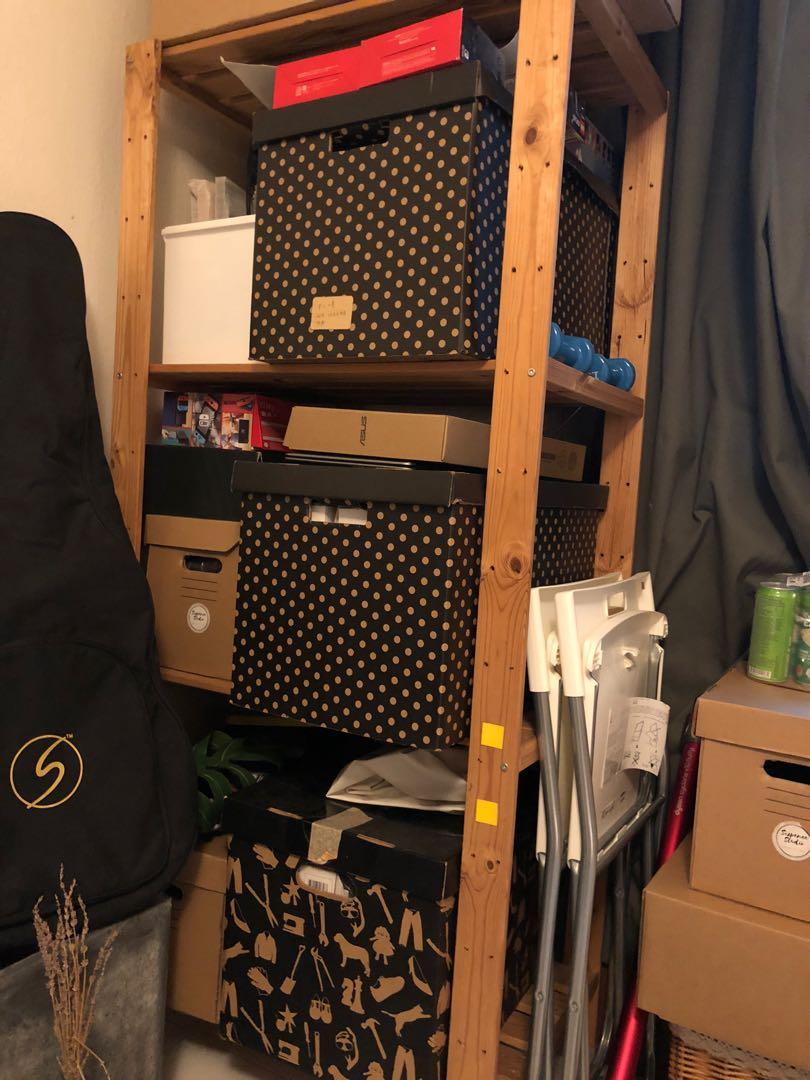 Ikea storage rack, Furniture & Home Living, Furniture, Shelves ...