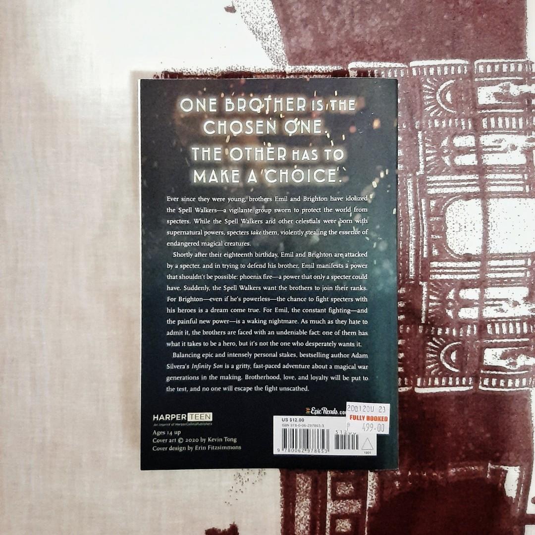 Infinity Son (Infinity Cycle #1) by Adam Silvera, Hobbies & Toys, Books ...