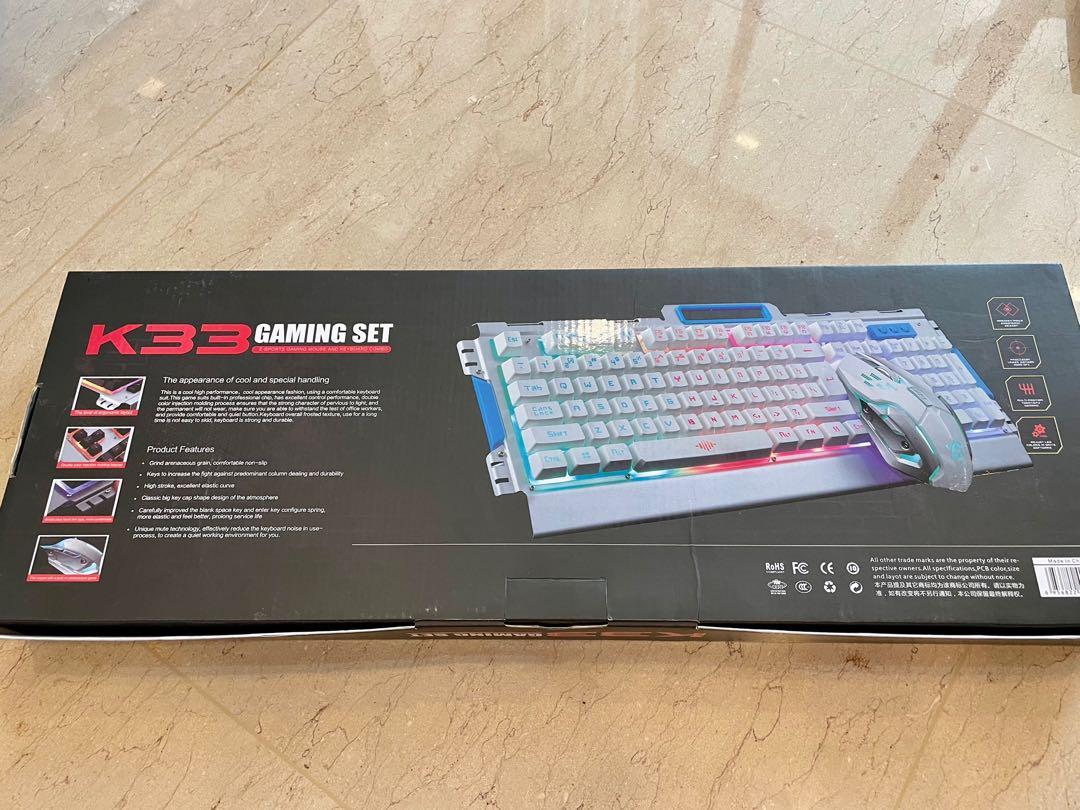 K33 Gaming Keyboard and Mouse, Computers & Tech, Parts & Accessories ...