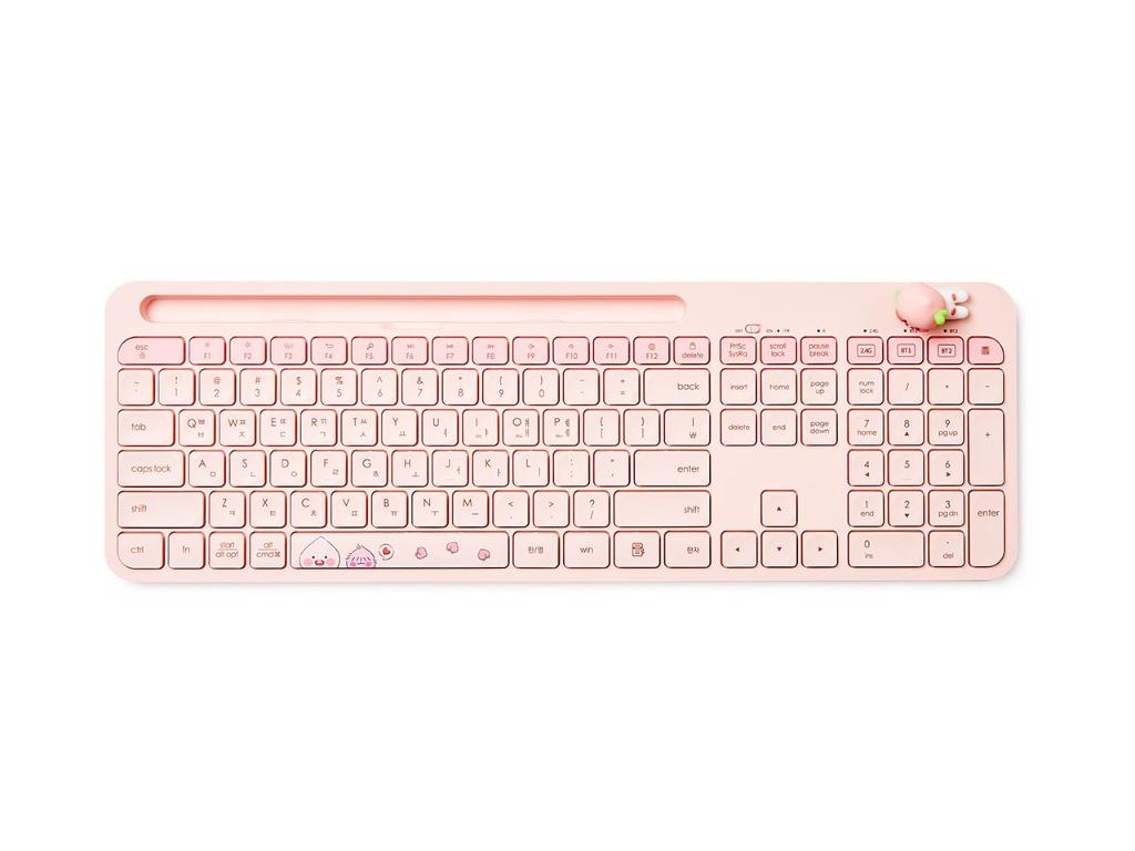 Kakao Friends 代購 Multi Pairing Keyboard-Little Apeach 鍵盤 電腦 無線 多配對 藍牙 公 ...