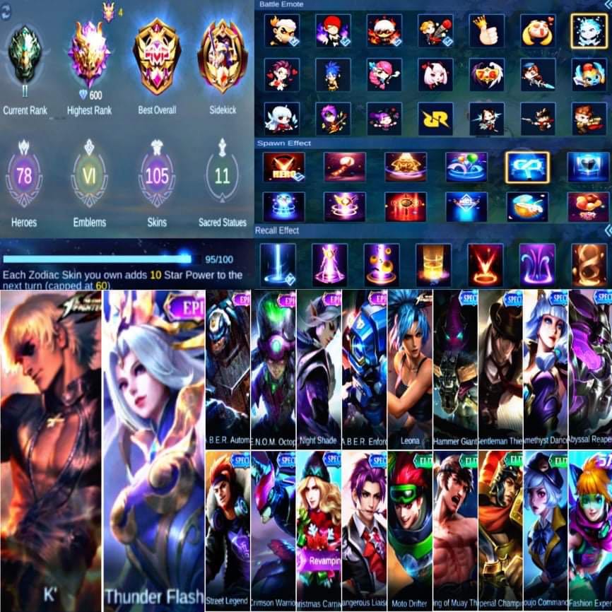 KOF Gusion x ThunderFlash Selena Mobile Legends Account, Video Gaming ...