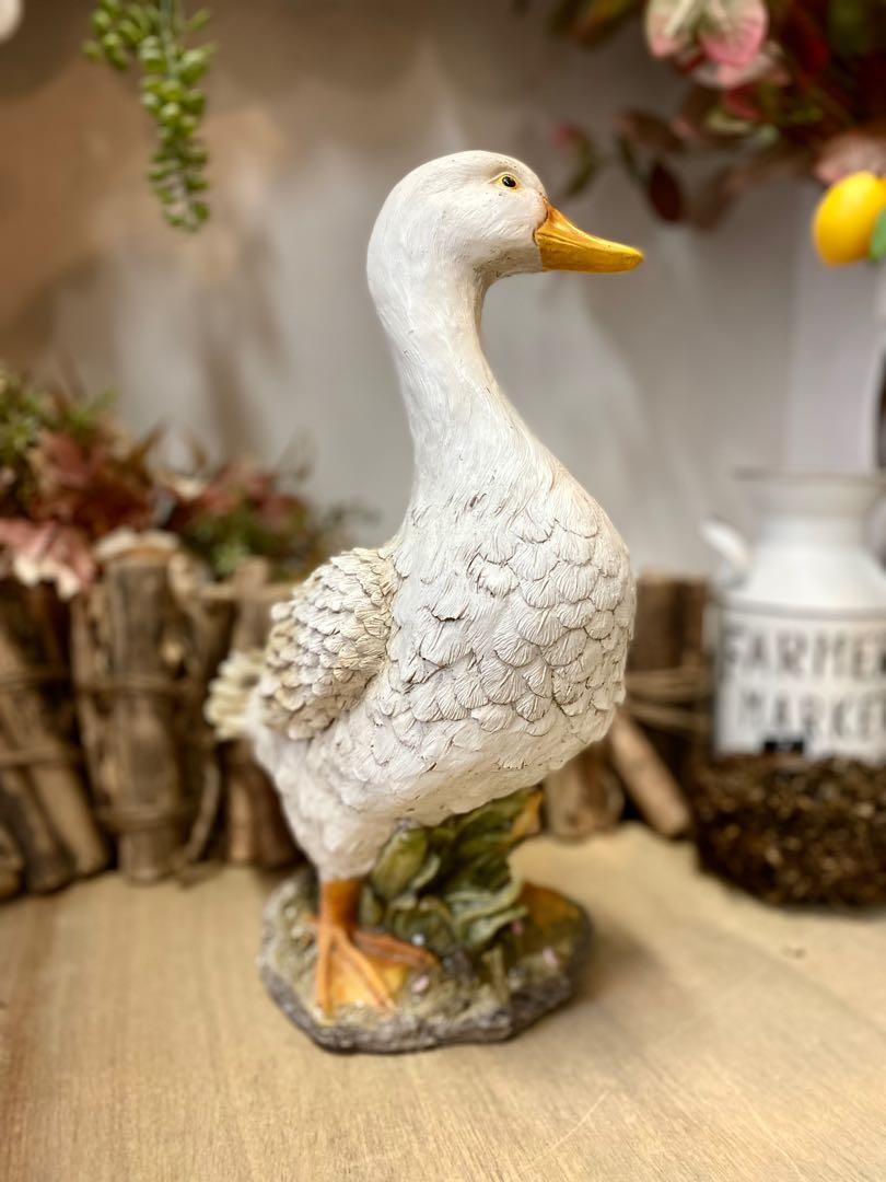 Large size country style duck decor garden decor, Furniture & Home ...