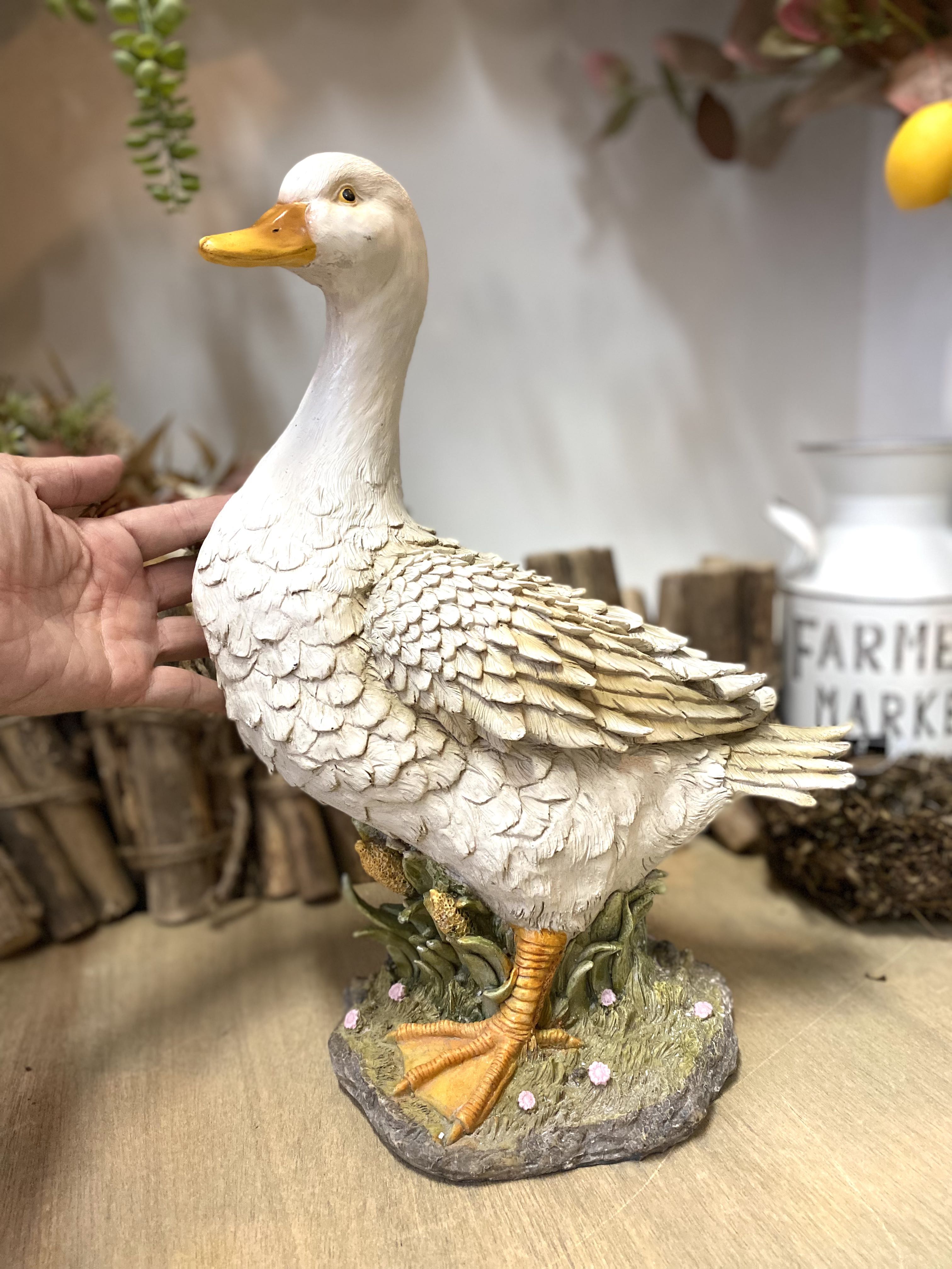 Large size country style duck decor garden decor, Furniture & Home ...