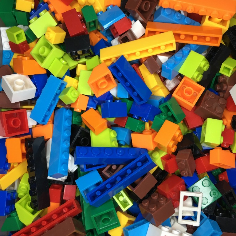 Lego compatible bricks 1800pcs assorted types and colours, Hobbies ...